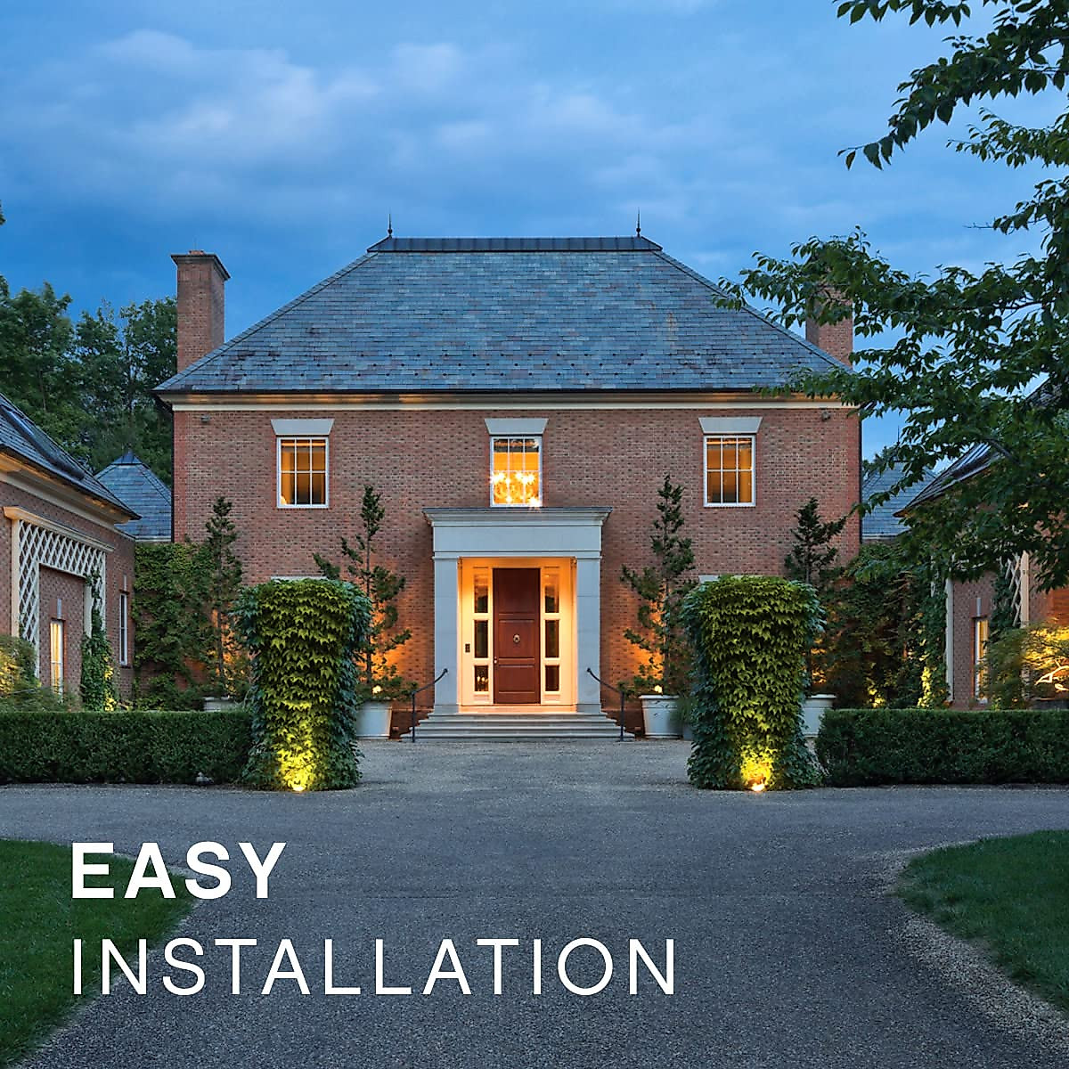 Hinkley Landscape Lighting Atlantis Bollard Landscape Path Light – Contemporary Landscape Lighting Illuminates Walkways for Increased Safety and Security, Square Mini, Titanium Finish