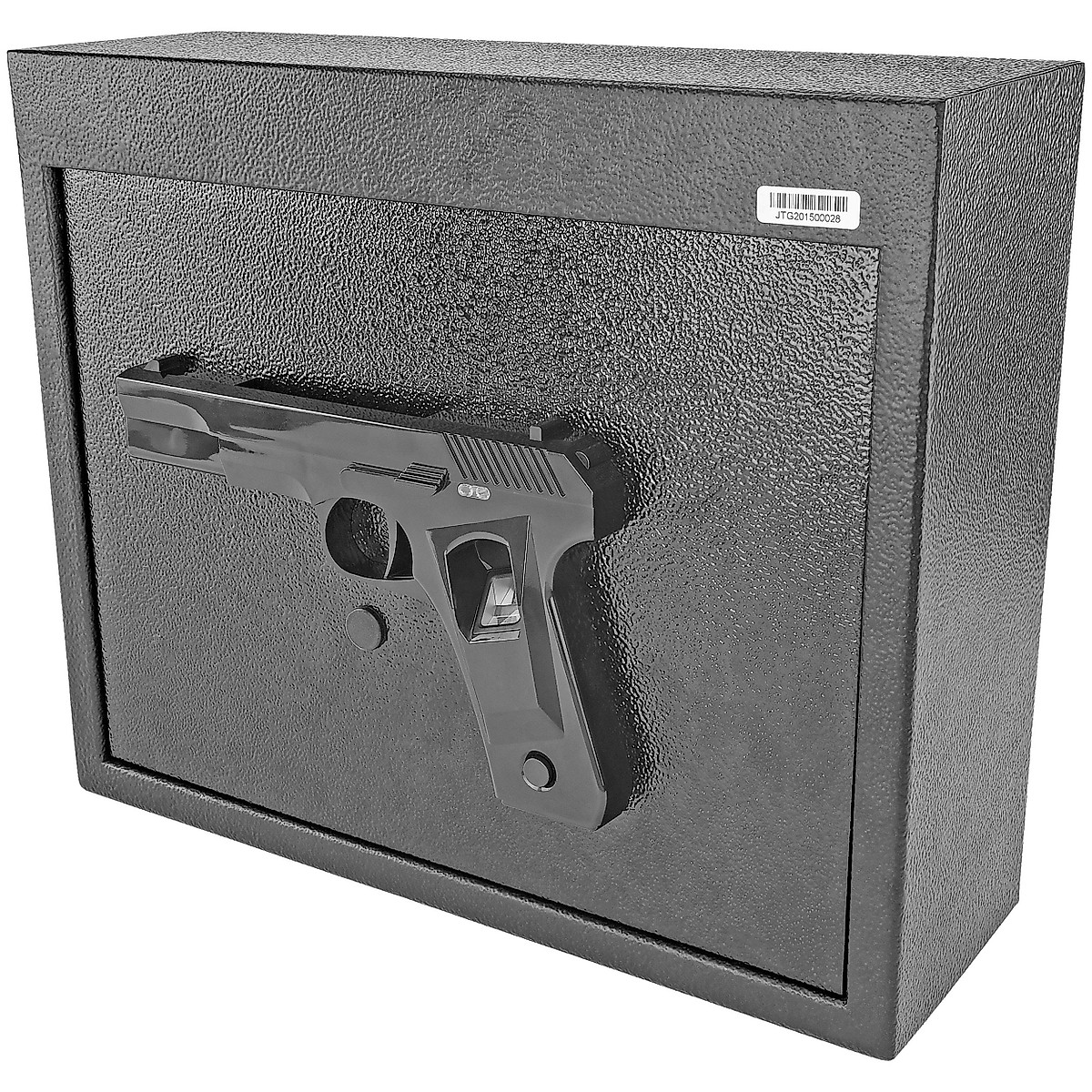 Biometric Fingerprint Drawer Personal Gun Safe, Black