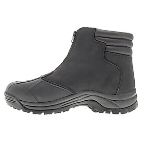 Propét Men's Blizzard Mid Zip, Black, 11 XX-Wide US