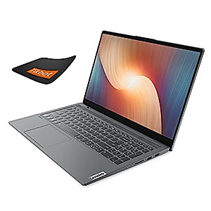 Lenovo IdeaPad 5 Laptop, 15" FHD IPS 1080p Touch Display, AMD Ryzen 5 5625U (>i7-1065G7), 16GB RAM, 512GB PCIe SSD, FHD Webcam, Fingerprint Reader, Wi-Fi 6, USB-C, Windows 11 Home, W/Mouse Pad