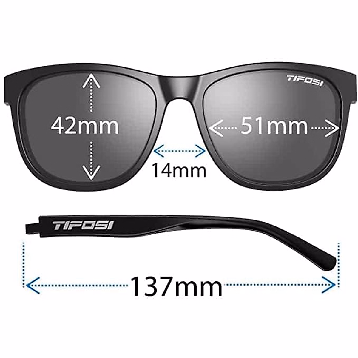Tifosi Swank Sunglasses (Golden Ray/Sky Blue Mirror Lenses)