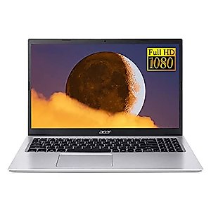 Acer Aspire 3 Slim Laptop, 15.6 inch FHD Display, 11th Gen Intel Core i3-1115G4, 8GB DDR4, 512GB NVMe SSD, Webcam, Wi-Fi, Bluetooth, HDMI, Long Battery Life, Windows 11 S, 3in1 Accessories