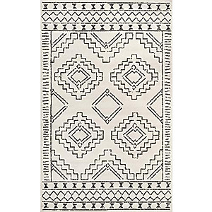 nuLOOM Noa Tribal Moroccan Area Rug, 9' x 12', Grey