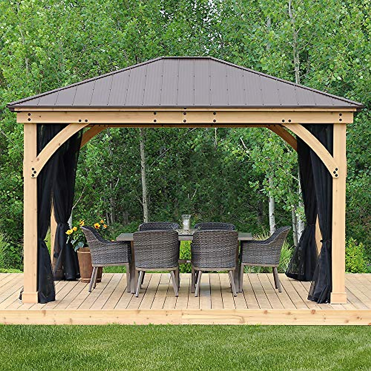 Yardistry 12' x 14' Meridian Mosquito Mesh Kit