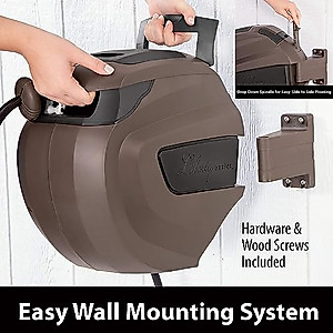 Liberty Basics 516, 65-Feet Retractable Hose Reel, Bronze