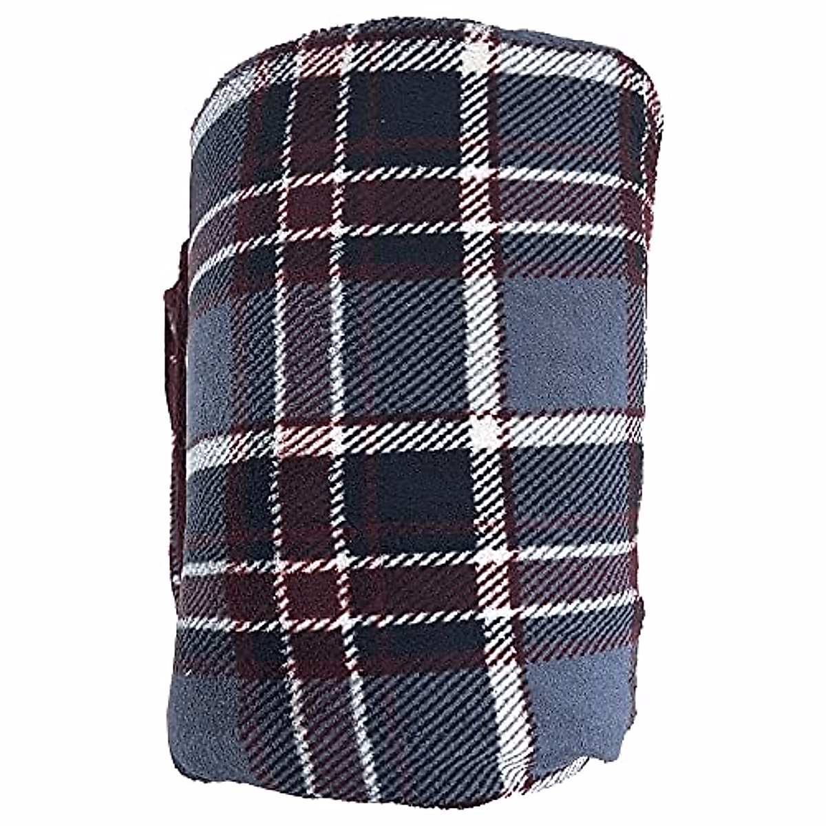 Biddeford Blankets Micro Plush Electric Heated Blanket with Digital Controller, Throw, Burgundy/Grey Plaid