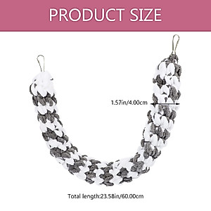 Alipis Hamster Toys Ferret Toys Bird Toy Handmade Sugar Glider Toys Pet Hamster Cotton Rope Toy Climbing Perch Cage Accessory Toy Rat Climbing Ladder Toys Hamster Toy Hamster Toys Ferret Toys