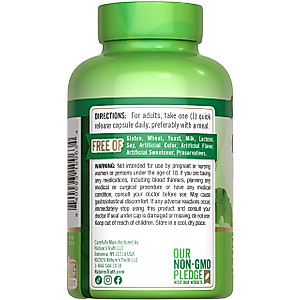 Nature's Truth Ginkgo Biloba 120mg | Plus Bacopa | 200 Quick Release Capsules | Standardized Extract | Non-GMO and Gluten Free Supplement