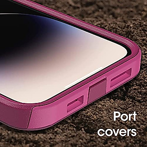 OtterBox Commuter Series Case for iPhone 14 Pro Max (Only) - Non-Retail Packaging - Into The Fuchsia (Pink)