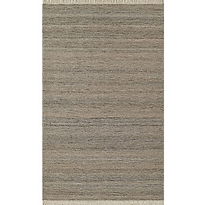Momeni Cove Recycled P.E.T Area Rug, Grey, 2' X 3'