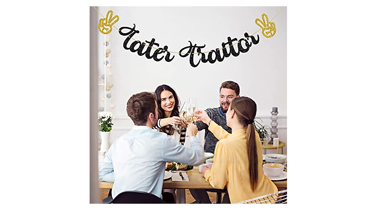 Funny Later Traitor Banner - Office Farewell Party Decor