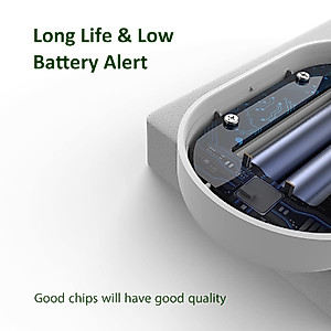 Water Leak Detector Sensor Alarm: Home Water Flooding Monitor Smart Sink Overflow Monitoring Adjustable Wet Moisture Alert Pipe Leakage Drip Detection Warning for Basement Floor