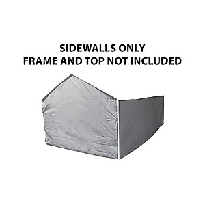Caravan Canopy 12000211010 Side Wall Kit for Domain Carport, White (Top and Frame Not Included)