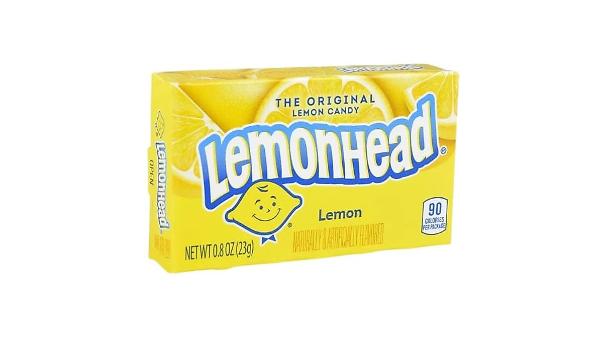 Lemonhead Hard Lemon Candy - Tangy Treats Pack of 24