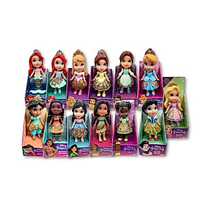 Amarina Packed in Clear Box for Gift Disney Princess Mini Poseable 3.5'' Doll Choose from All 11 Style Princess Characters (Tiana)