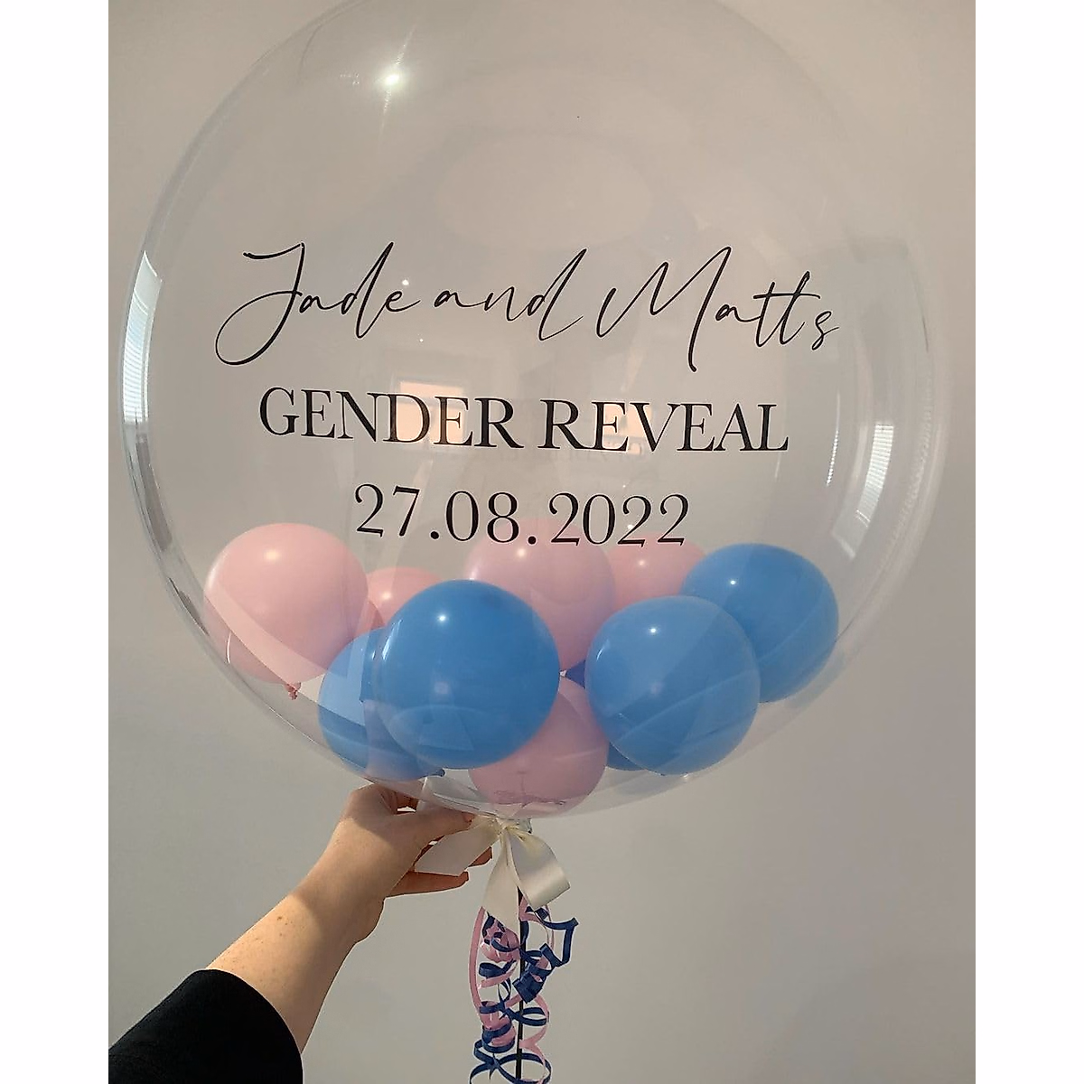 Tcwlyfc Big Clear Balloons for Stuffing- 15Pack 26inch Wide Mouth Bobo Balloons for Stuffing, Bulk Transparent Balloons Decor For Valentine's Day, Birthday, Weddings, Baby Showers, Party Decorations