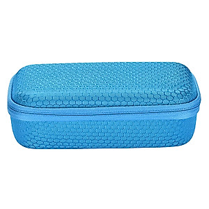 VGPDHJ 3D printer storage box, suitable for 3Doodler Start+ Essentials 3D printer, portable storage case, can store USB data cable and 3D printing pen (Blue)