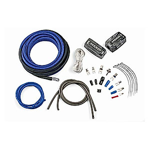 Kicker 46PKD4 PKD4 4AWG Dual Amplifier Power Kit - Power, Ground, Distribution Block, Remote Wire and Fuse Block.