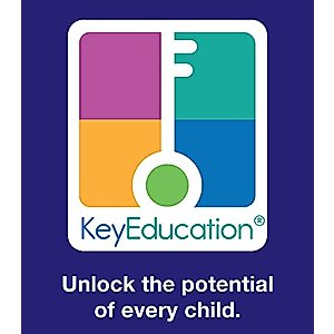 Key Education Uppercase Letters: Textured Touch and Trace Cards—Color-Coded Alphabet Cards with Tracing Points and Directional Arrows, Alphabet Learning and Letter Recognition Skills (26 pc)