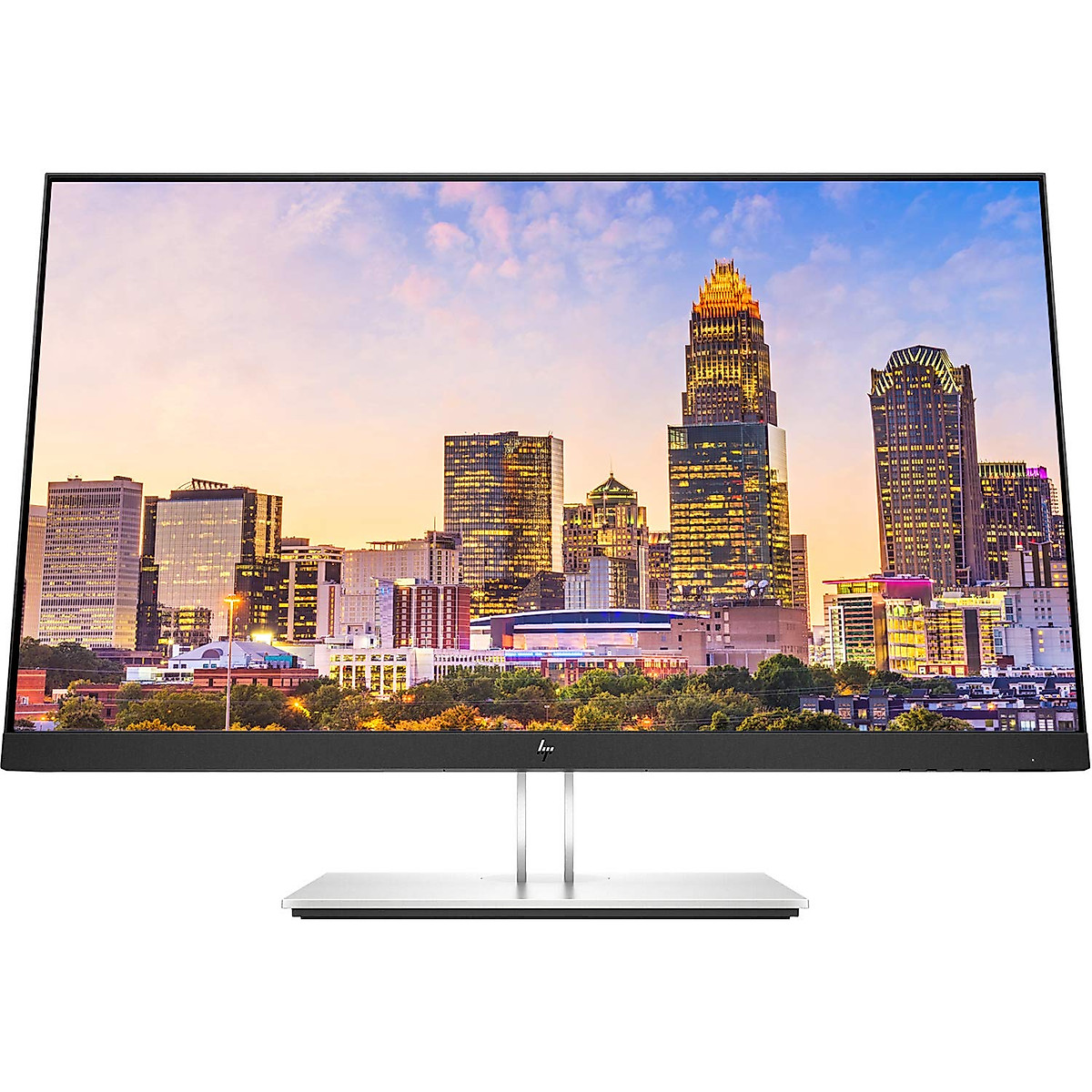 HP EliteDisplay E27 G4 27 Inch IPS LED Backlit Monitor 2-Pack Bundle with FHD 1920 x 1080, Blue Light Filter, HDMI, VGA, DisplayPort