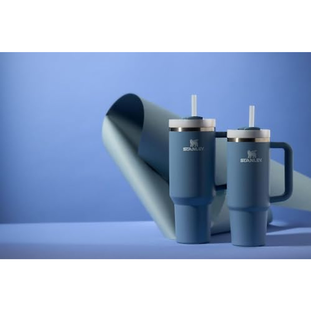 Stanley Quencher H2.0 Tumbler with Handle and Straw 30 oz | Flowstate 3-Position Lid | Cup Holder Compatible for Travel | Insulated Stainless Steel Cup | BPA-Free | Indigo