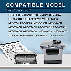 MITOCOLOR DR520 DR-520 Drum Unit Replacement for Brother DR520 Toner for HL-5240 HL-5250DN MFC-8460N MFC-8480DN MFC-8660DN MFC-8680DN Drum Printer, DR520-1PK