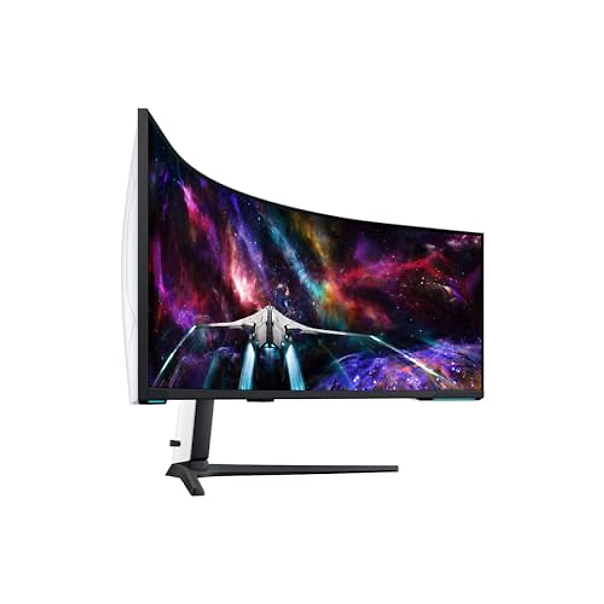 SAMSUNG 57' Odyssey Neo G9 Series Dual 4K UHD 1000R Curved Gaming Monitor, 240Hz, 1ms with DisplayPort 2.1, Quantum Mini-LED, DisplayHDR 1000, AMD FreeSync Premium Pro, LS57CG952NNXZA, 2023