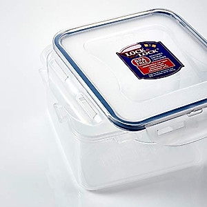 LocknLock Easy Essentials Color Mates Food Storage lids/Airtight containers, BPA Free, 36 Piece, Clear