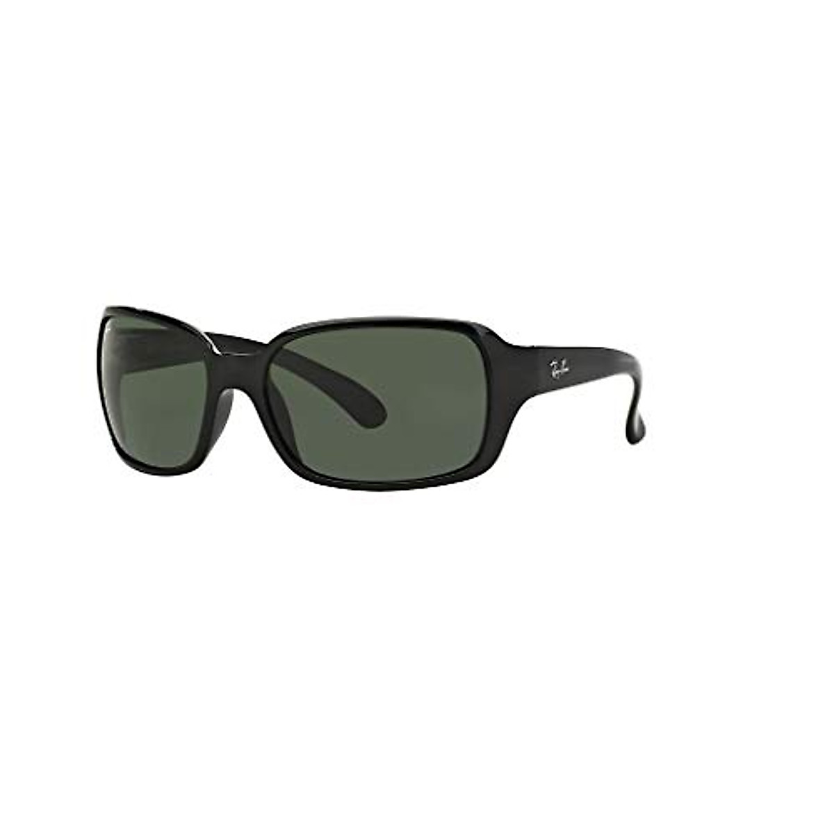 Ray-Ban RB4068 601 60M Black/Green Crystal Sunglasses For Women+ BUNDLE with Designer iWear Eyewear Kit