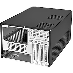 Silverstone Tek Micro-ATX, Mini-DTX, Mini-ITX Small Form Factor Computer Case, Compatible with ATX PSU Cases SG11B