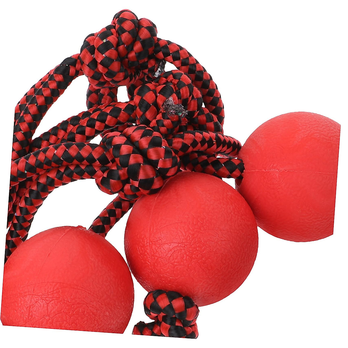 balacoo Training Pull Throw Toy 3pcs Dog Throwing Ball Rubber Ball on Rope Chuck It Stick Biting Rope for Fetch Ball Toy Dogs Fetch Toys Teething Toys for Puppies Chew The Ball