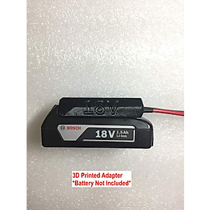 Battery Adapter for Bosch 18v Dock Power Connector 18 volt12 Gauge Robotics