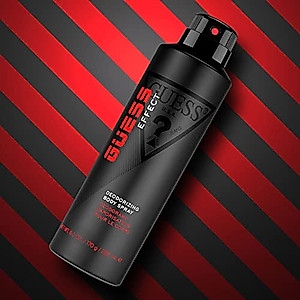 GUESS Effect Deodorizing Body Spray for Men, 6 Fl Oz