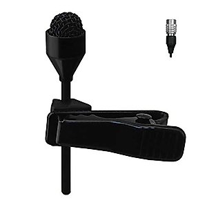 J K MIC-J 044 Lapel Microphone Lavalier Microphone Compatible with Audio Technica Bodypack Transmitter