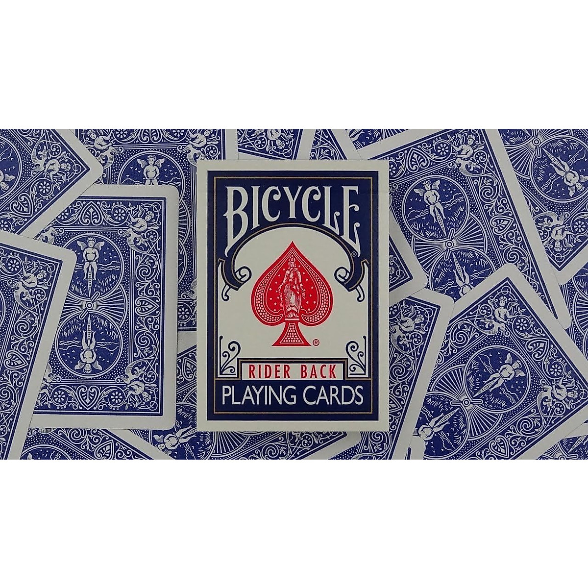 2 Decks Bicycle Rider Back 808 Standard Poker Playing Cards Red & Blue