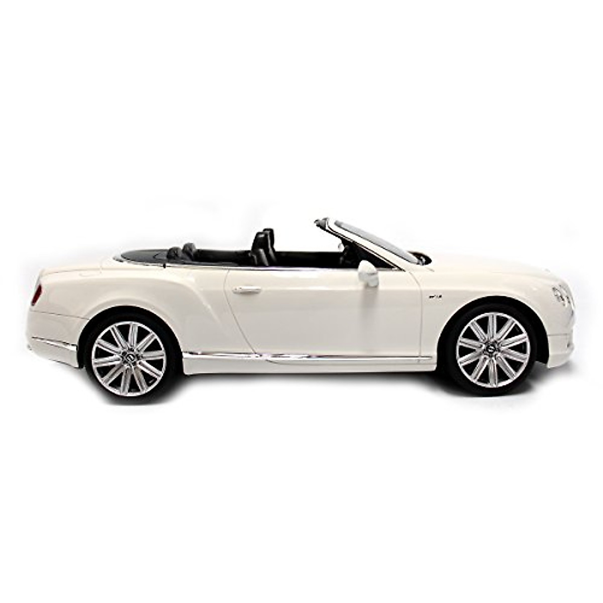 PowerTRC Full Functional GT Speed Bentley Continental Official Licensed by Bentley RC Vehicles Battery Operated 1:12 Scale for Kids (White)