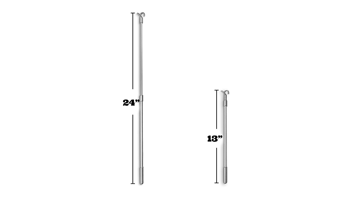 Telescopic Draw Rod for Cordless Window Shades