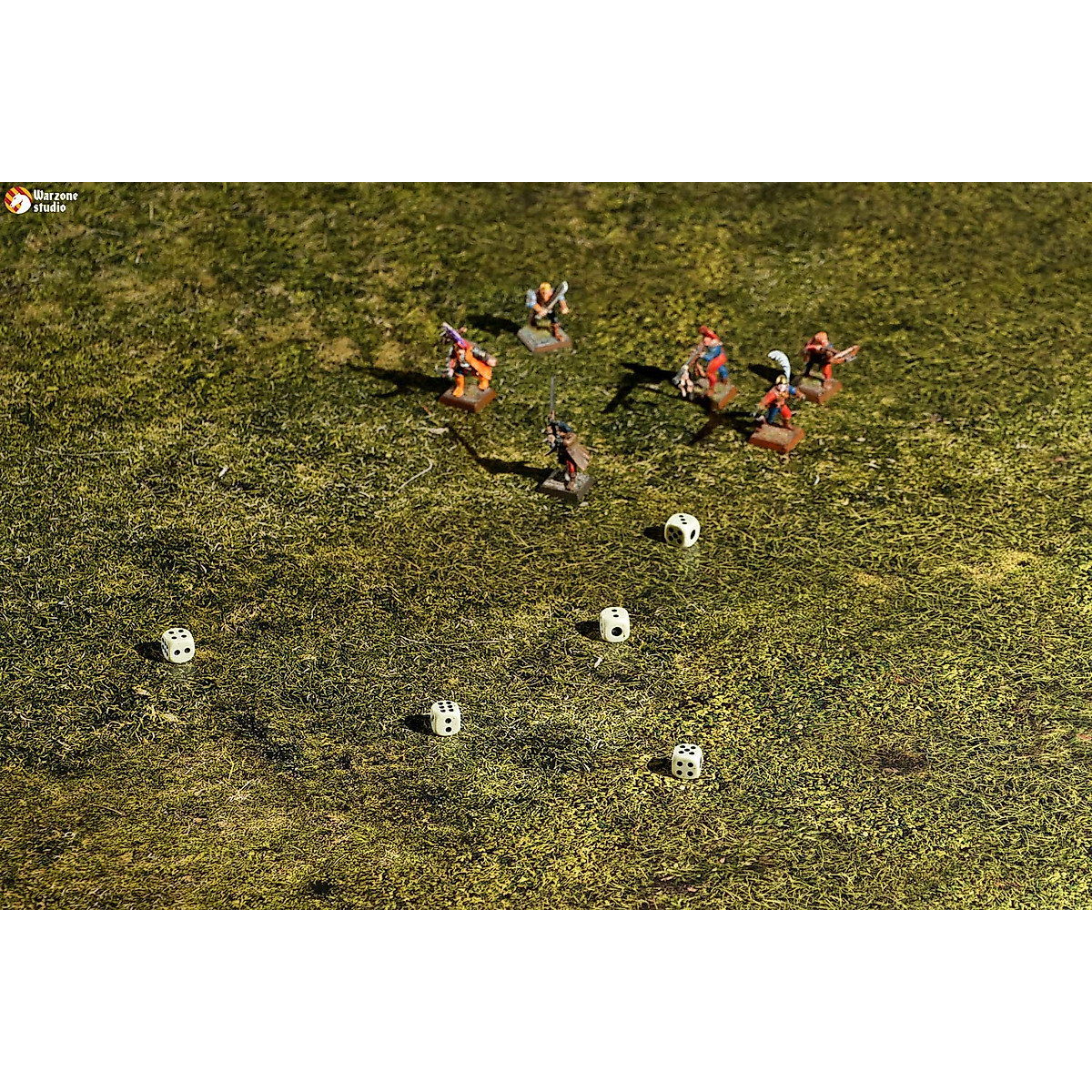 Warzone Studio 3’ x 3’ Rubber Battle Mat: Meadows + Bag