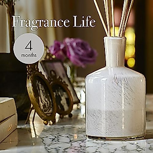 LAFCO New York Reed Diffuser Refill, Star Magnolia - 8.4 oz - Up to 4-Month Fragrance Life - Includes Natural Wood Reeds - Free of Dyes & Propellants - Made in The USA