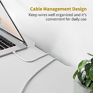 CubiCubi Computer Desk, 32 inch Home Office Writing Study Desks, Small PC Table, Modern Simple Style for Space-Saving, White