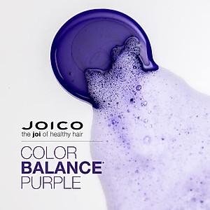 Color Balance Purple Shampoo | For Cool Blonde, Gray Hair | Eliminate Brassy Yellow Tones | Boost Color Vibrancy & Shine | UV Protection | With Rosehip Oil & Green Tea Extract | 10.1 Fl Oz