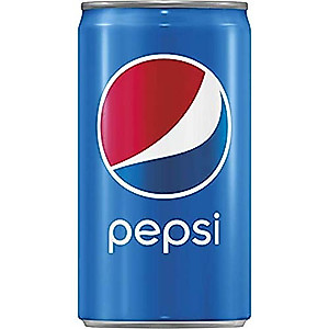 Pepsi Cola Soda Pop, 7.5oz Mini Cans (6 Pack)