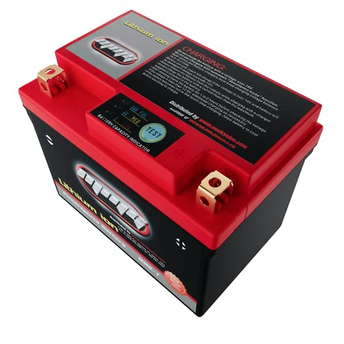 MMG YTX4L-BS 4L-BS Lithium Ion Sealed High Performance Powersports Battery 12V 120CCA Motorcycle Scooter ATV, Factory Activated, Ready to Use (MMG1)
