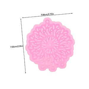 5pcs Dream Catcher Stencil Mini Silicone Molds Circle Tray Resin Molds Necklace Pendant Silicon Molds Silicone Jewelry Pendant Molds Dreamcatcher Charms Molds DIY Silicone Mold Set