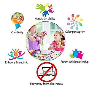 XYTLAX Rubber Band Bracelet Kit, Loom Making Kit for Girl, Loom Bands Refill Kits for Children Boy Girls Gift DIY Friendship Bracelets- Christmas Holiday Gifts