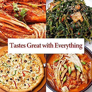 Wang Sun-Dried Coarse Gochugaru for Kimchi, Red Pepper Flakes, Chilli Powder, 8 Ounce