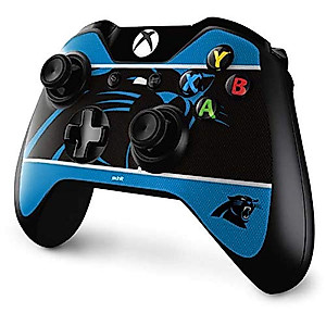 Skinit Decal Gaming Skin Compatible with Xbox One Controller - Officially Licensed NFL Carolina Panthers Zone Block Design
