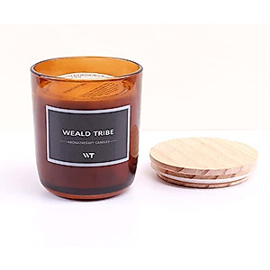 Scented Soy Candles, Vanilla Whiskey Aromatherapy Candles, Gifts Candles with Premium Natural Soy Candles for Home Scented & Bathroom Decor, Single Wick Candles 7 oz 40 Hour Burn