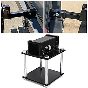 ECOTRIC 2" Bumper Hitch Reciver Bumper Adaptor RV Square Bumper for Bike Cargo Carrier Hitch Receiver Adapter