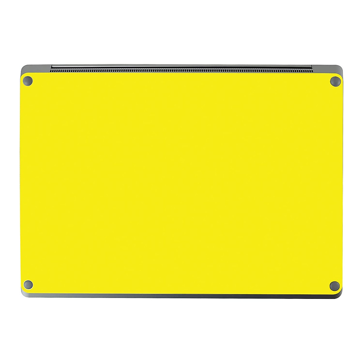 MightySkins Skin Compatible with Microsoft Surface Laptop 5 13.5” Full Wrap Kit - Solid Yellow | Protective, Durable, and Unique Vinyl Decal wrap Cover | Easy to Apply | Made in The USA